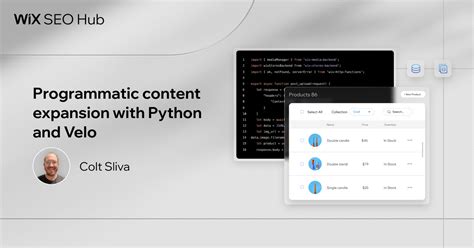 Programmatic Content Expansion With Python And Velo Wix Seo Hub