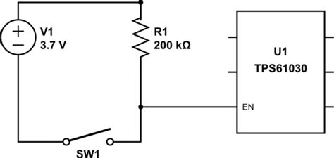 Resistors Pull Up Vs Pull Down On Enable Pin Electrical Engineering Stack Exchange