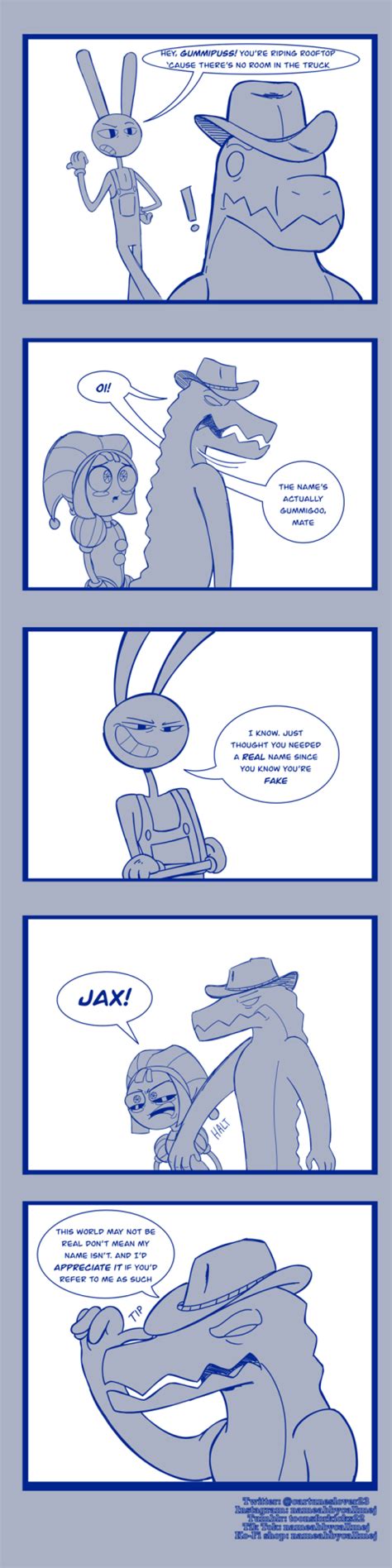 Tadc 🎪 Comic Gummy Vs Bunny Cartoons And Cartooning Is Life