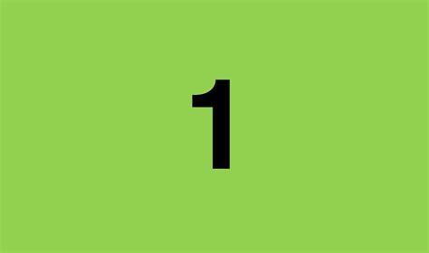 Significado do número 1 Numerologia e Mensagem Proveitoso