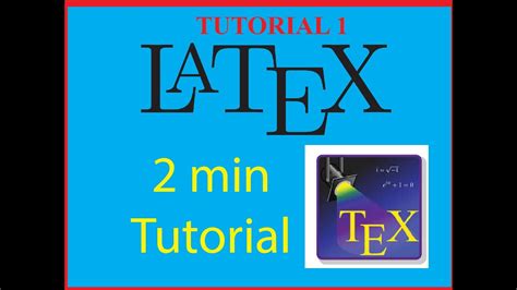 How To Create A Latex Document Using TexStudio YouTube