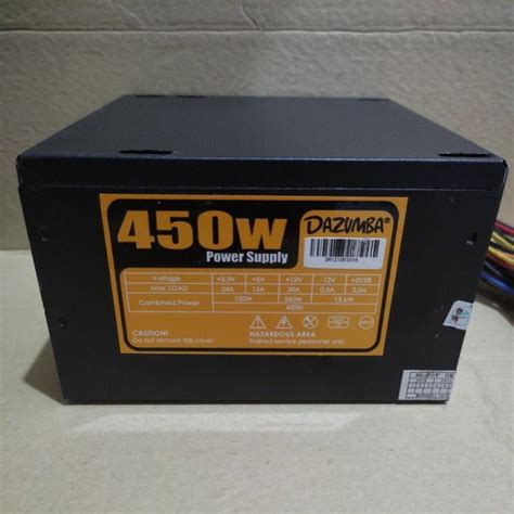 Psu Dazumba 450watt Power Supply Shopee Philippines