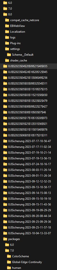 Saved Backup Folders In Appdata Serengeti Rhino Wip Mcneel Forum