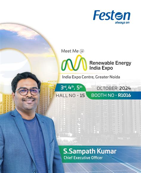 Sampath Kumar On Linkedin Reiexpo2024 Renewableenergy Sustainability Festonsev Cleanenergy