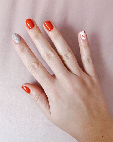 Candy Cane Manicure The Lovely Gardenia