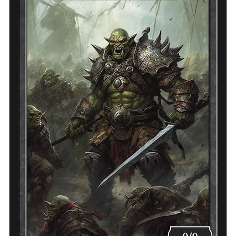 Orc Army Token Etsy Uk