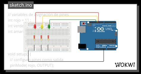 Semaforo Wokwi Esp32 Stm32 Arduino Simulator