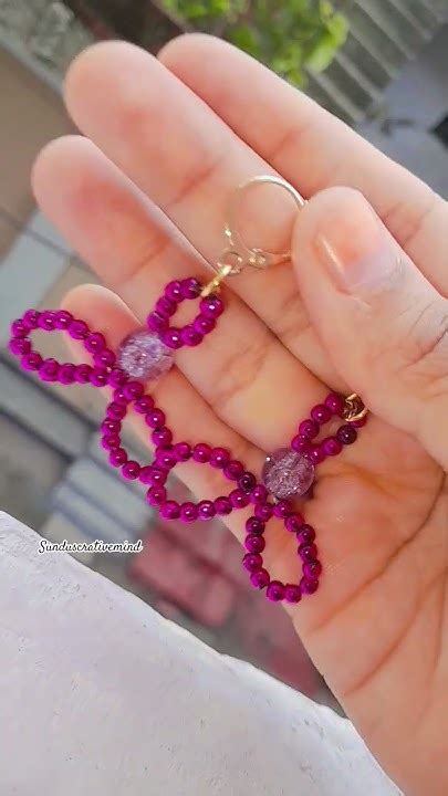 Diy Earrings🤩 Handmade Thehandmadens Shortvideos Diy Art Craft