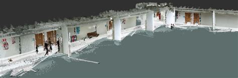 2d Grid Based And Textured Point Cloud Of Our First Dataset Sequence