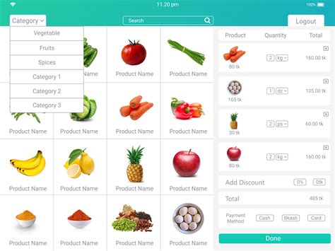Pos Ui Design Behance