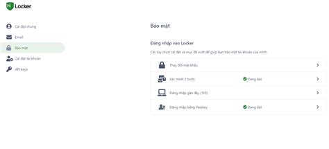 Đăng Nhập Locker Password Manager Bằng Yubikey