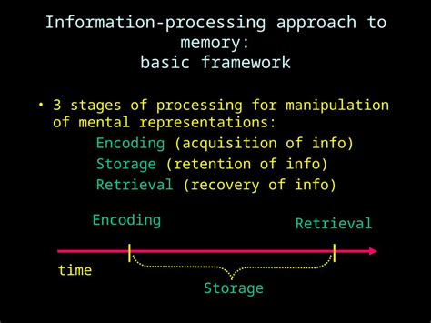 PPT Stages Of Processing For Manipulation Of Mental Representations Encoding Acquisition