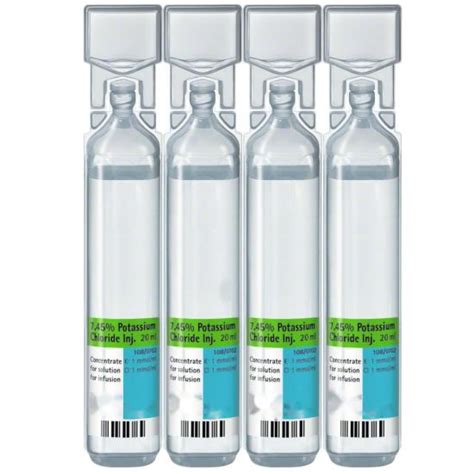 Potassium Chloride Injection Kcl China Potassium Chloride 40 Off