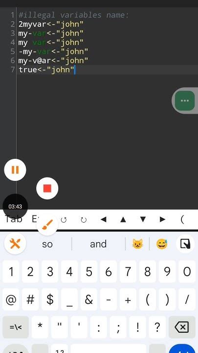 R Variable Names Identifiers Ilegal Shortsvariablesname