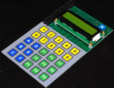 lcd matrix keyboard interfacing kit edutech learning solutions pvt
