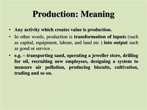 PPT On Production Function PowerPoint Slides LearnPick India