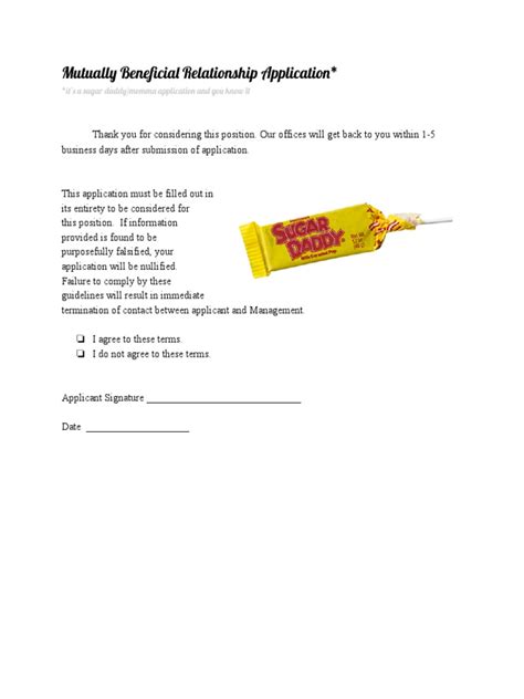 Sugar Daddy Application Formfree To Use Sex Human Reproduction