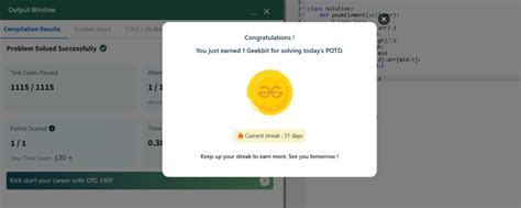 Geekstreak2024 Gfg160 Gfg160 Geekstreak2024 Geeksforgeeks Nandini Agrawal