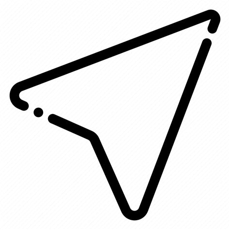 Navigation Arrow Direction Cursor Pointer Icon Download On Iconfinder