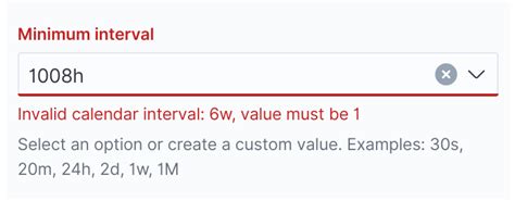 Date Histogram Minimum Interval Cannot Be Multiple Of Weeks · Issue