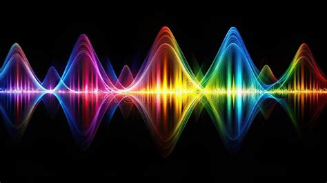 Dynamic Interplay Of Analog And Digital Signals A Futuristic Visual Exploration Of Waveforms In