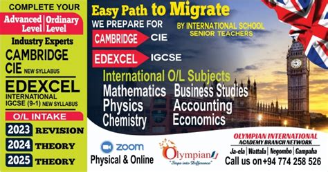 London Exams Ol As Al Cambridge Edexcel Classes By Industry Expert Senior International School