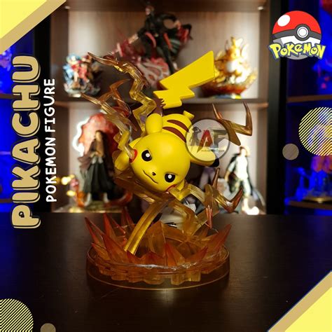 Jual Action Figure Pokemon Pikachu Thunderbolt Medium Design Shopee Indonesia