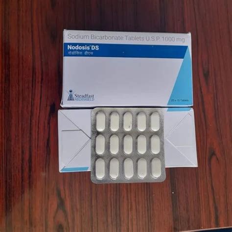 Sodium Bicarbonate Tablets Usp 1000 Mg At ₹ 40stripe Nodosis In Panchkula Id 2850317910733