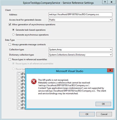 Mvc Wcf Webservice Connection Issue Stack Overflow