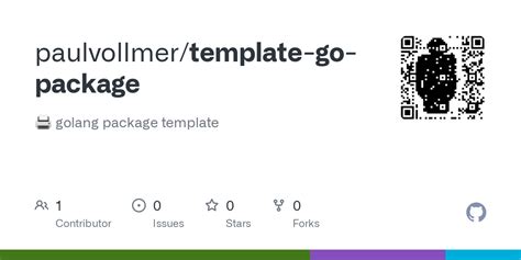 Github Paulvollmertemplate Go Package 🖨 Golang Package Template