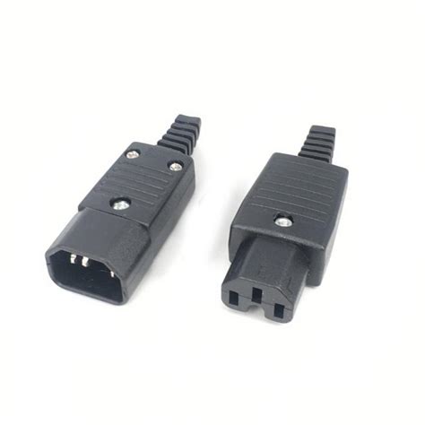 1 Pcs Iec320 C14 C15 Ac Pdu Ups Wired Power Outlet Socket Cable Assemble Install Electrical