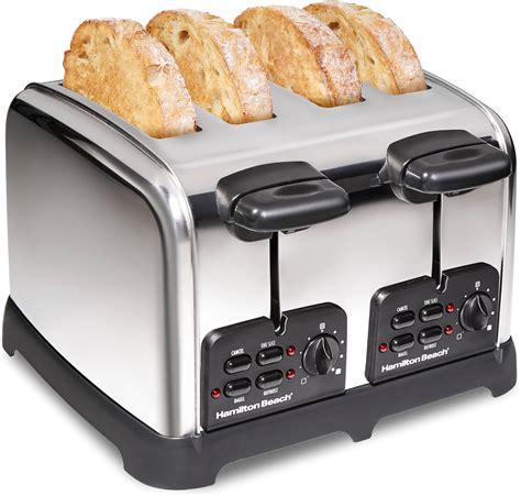 Oster 4 Slice Toaster With Bagel And Reheat Settings And