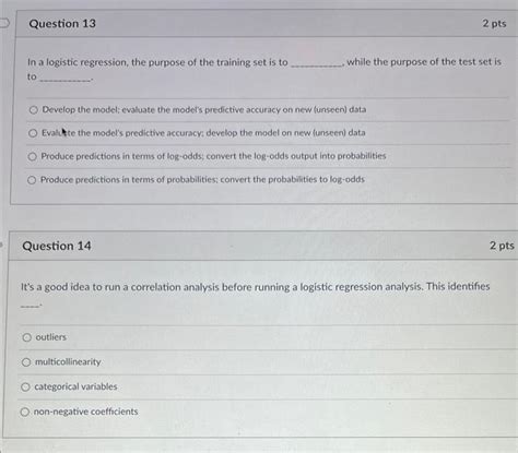 solved consider the following logistic regression results