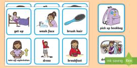 6 Step Sequencing Cards - Getting Up - Learning Resource - Twinkl