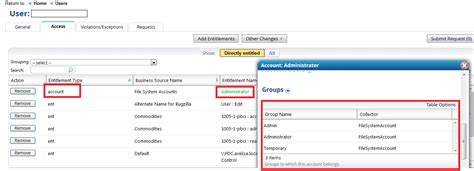 Rsa Identity Management And Governance Group Access Is Not Shown Under The Account Popup Screen