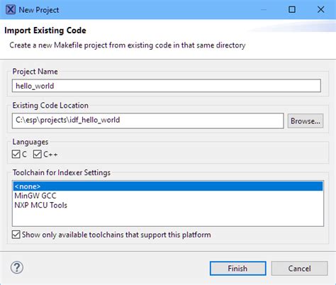 Building And Flashing Esp32 Applications With Eclipse