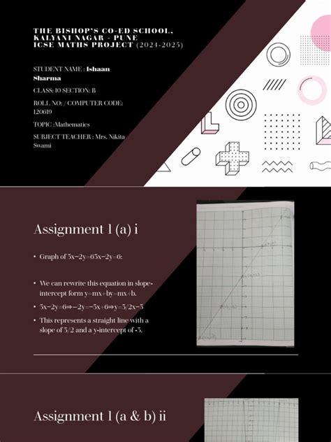 Ishaan Sharma Class 10 Maths Project Pdf