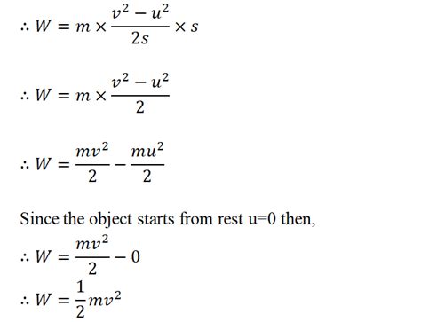 Work And Energy Class 9 All Formulas Design Talk