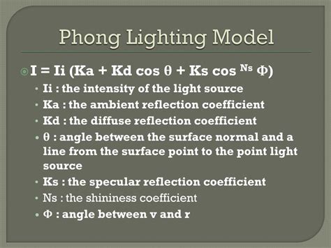 Ppt Opengl Es App 2 Lighting Powerpoint Presentation Free Download