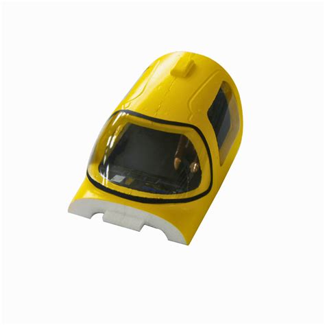 Dynam Cirrus Sr22 V3 Yellow Cockpit And Canopy Assembly