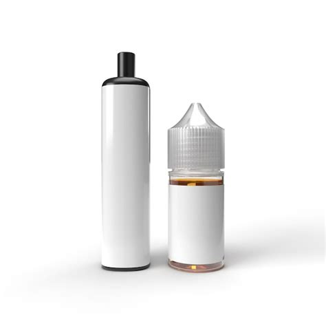14000 Plastic Vape Juice Mockup Pictures