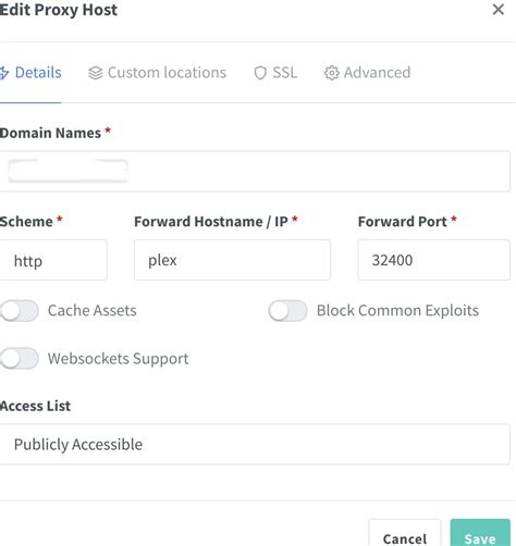 Plex Reverse Proxy Rplex