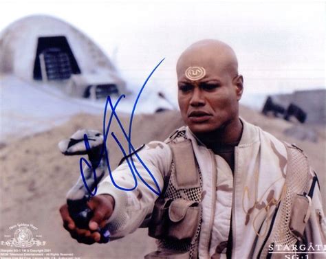 Christopher Judge Signed Authentic 8x10free Shipthe Autograph Bank