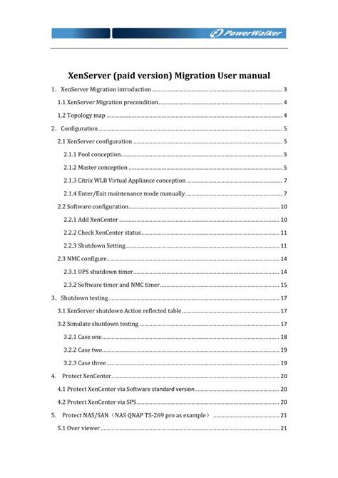 Pdf Xenserver Paid Version Migration User Manual All The Migration Can Be Executed When
