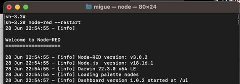 how can update the dashboard version general node red forum