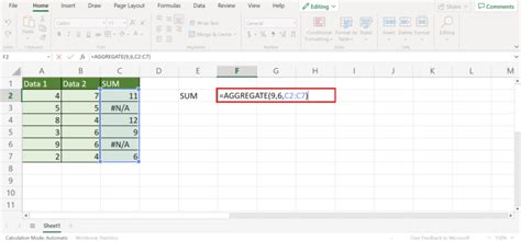 How To Sum A Range With Errors In Excel Sheetaki