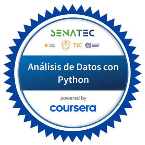 análisis de datos con python credly