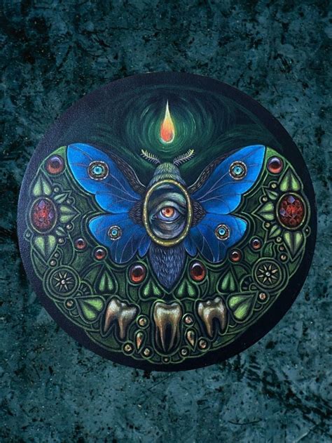 Ruby Moth R Darkartwork