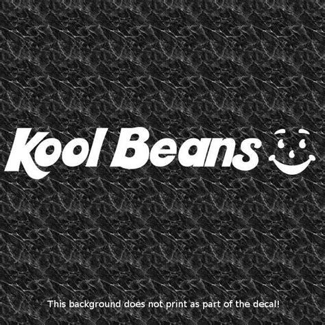 Kool Beans Vinyl Decal Cool Awesome Dubstep Electro House Post Hardcore
