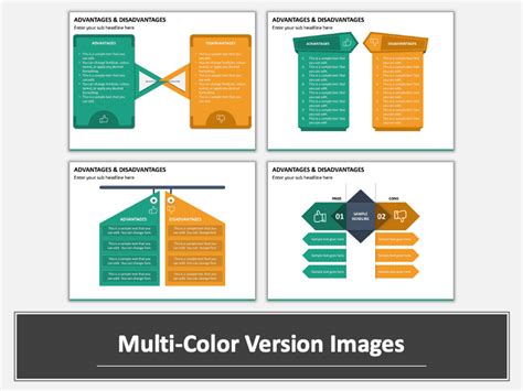 Advantages Disadvantages PowerPoint And Google Slides Template PPT Slides